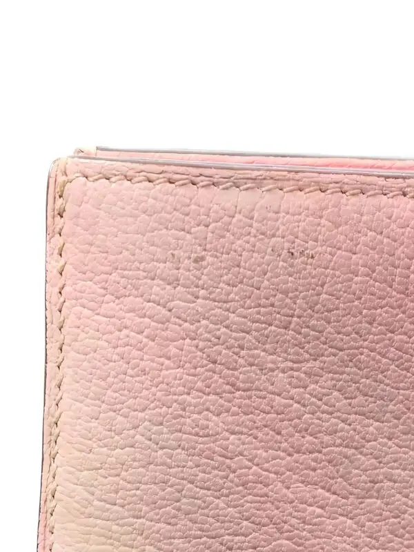Hermès 2019 Bi-fold Leather Wallet - Pink