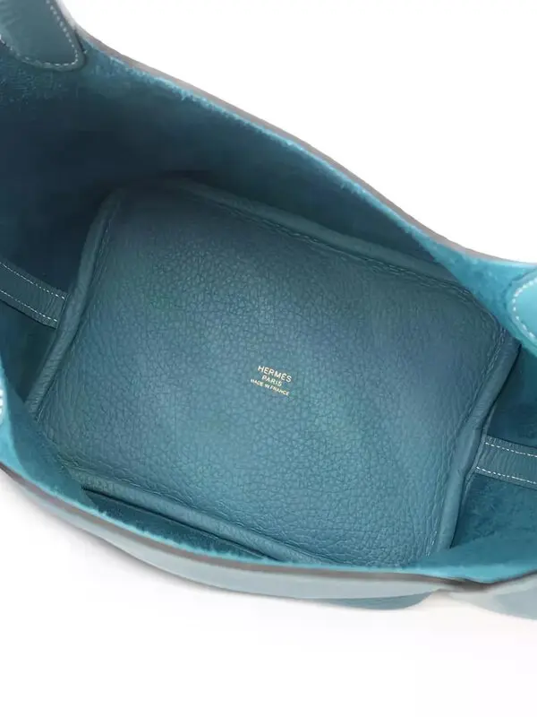 Hermès 2025 Pm Picotin Lock Grained-leather Tote Bag - Blue