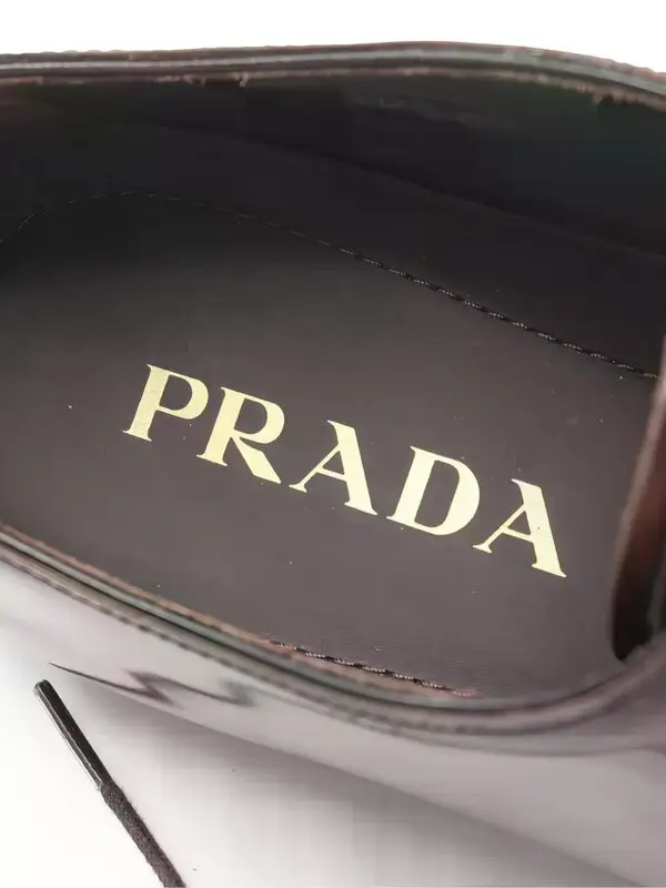 Prada Lace-up Leather Shoes