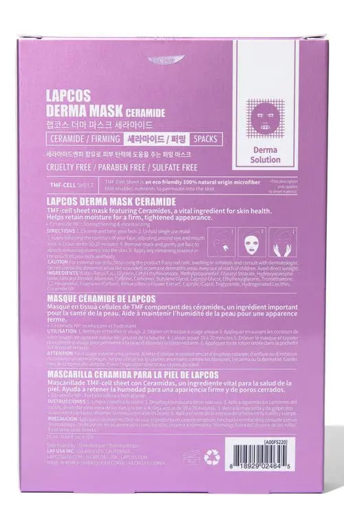 LAPCOS Derma Ceramide Nourishing Sheet Mask - Pink