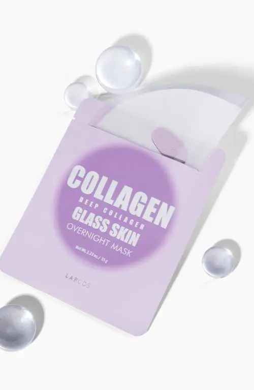 LAPCOS Deep Collagen Glass Skin Overnight Sheet Mask