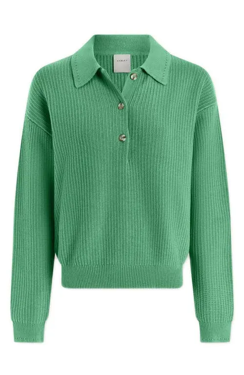 Varley Marlie Half Placket Knit Polo Sweater