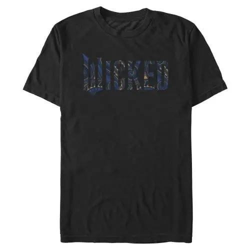 WICKED: FOR GOOD Wicked For Good Official Geometric Logo Graphic T-shirt - Black
