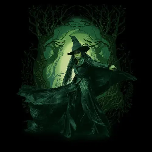 WICKED: FOR GOOD Elphaba Green Forest Graphic T-shirt