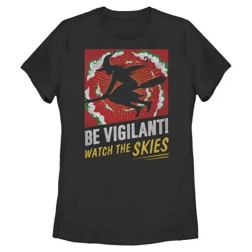 WICKED: FOR GOOD Wicked For Good Elphaba Watch The Skies Graphic T-shirt - Black