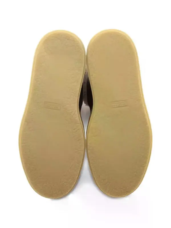 Hermès 2010s Hemisphere Shearling Buckle Boots