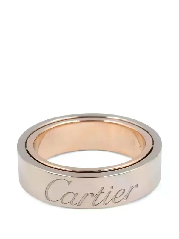 Cartier 18k White Gold Secret Love Ring - Silver