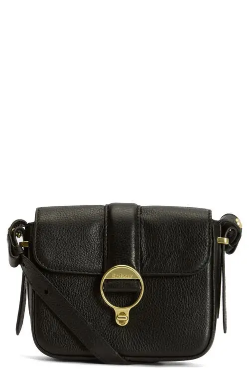 Barbour Leather Crossbody Bag - Black