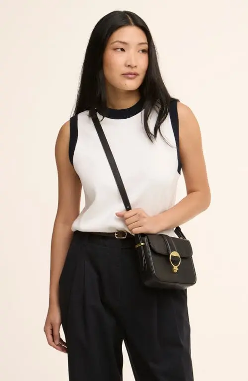 Barbour Leather Crossbody Bag - Black