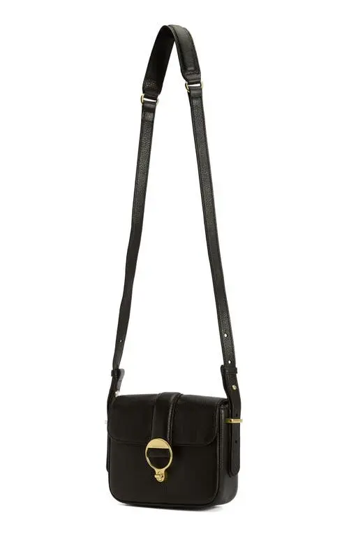 Barbour Leather Crossbody Bag - Black
