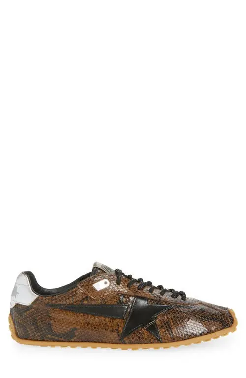 GOLDEN GOOSE Marathon Speed Sneaker - Brown/silver