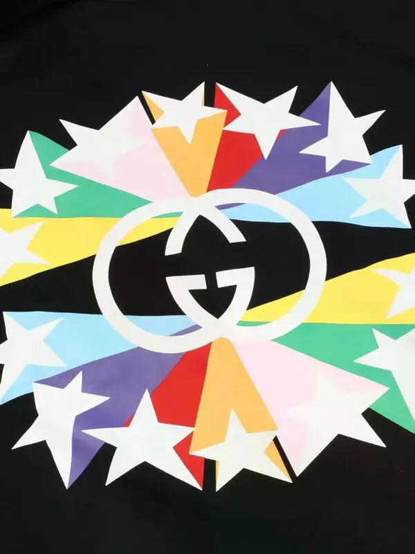 Gucci 2010s Interlocking G Star Hoodie