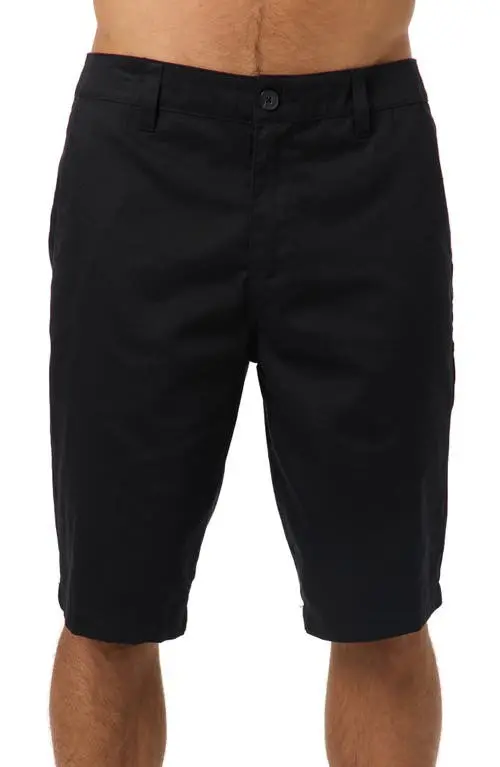 O'Neill Redwood Relaxed Fit Chino Shorts - Black