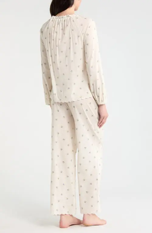 REFORMATION Paloma Floral Print Pajamas - Petite Rose