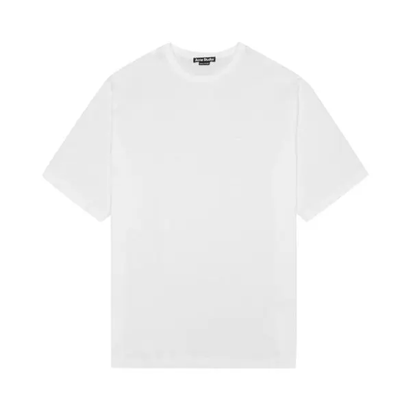 Acne Studios Face Logo Patch T-shirt 'optic - White