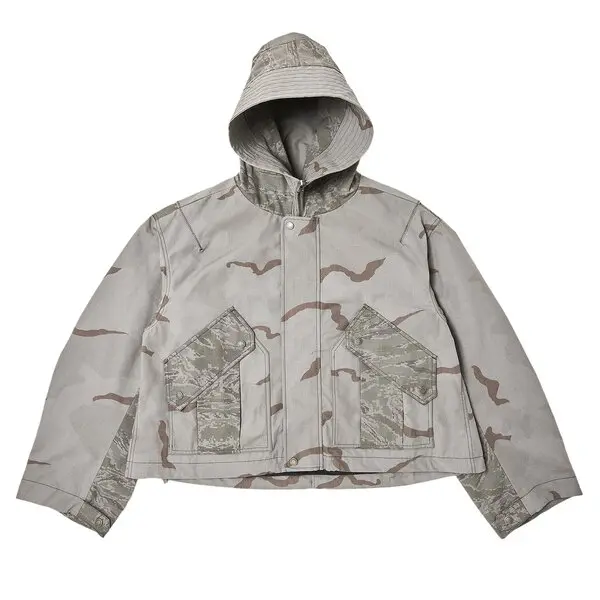 MARINE SERRE Regenerated Camo Bomber Jacket 'dark