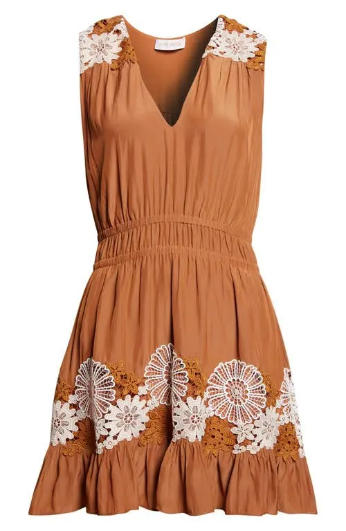 Ramy Brook Mackenzie Floral Embroidered Minidress