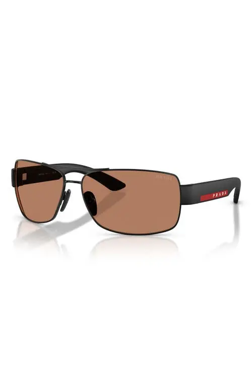 Prada 65mm Shield Sunglasses