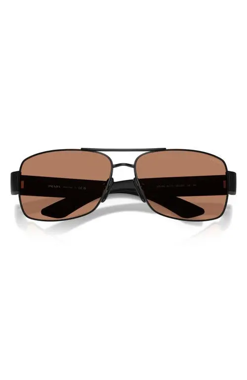 Prada 65mm Shield Sunglasses