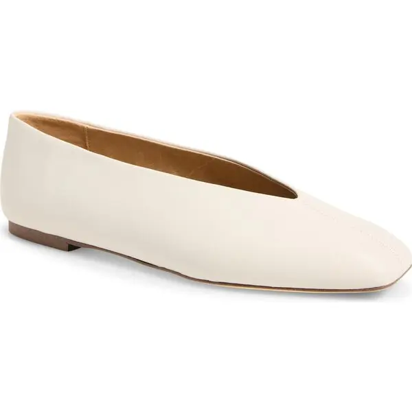 TONY BIANCO Brash Flat - Dove Nappa