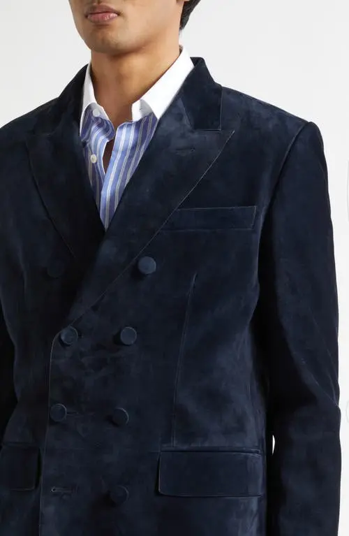 TOM FORD Cashmere Suede Peacoat