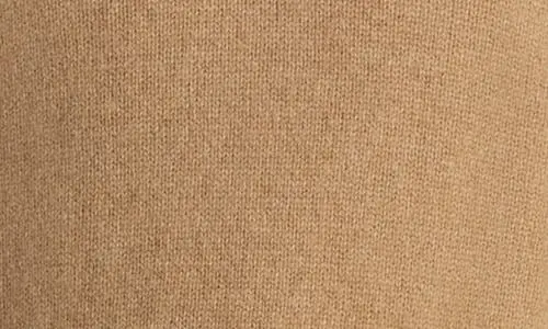 Khaite Leni Stretch Merino Wool & Cashmere Polo Sweater - Camel