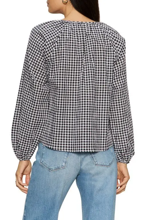 Sanctuary Perfect Gingham Button-up Top