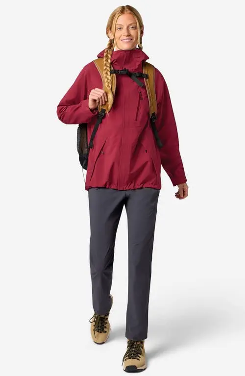 MARMOT Waterproof Hooded Jacket - Cosmos Red