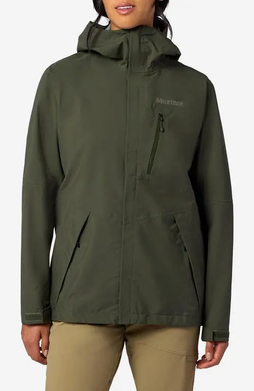MARMOT Waterproof Hooded Jacket - Nori