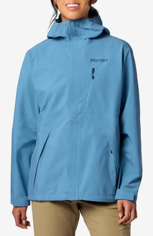 MARMOT Waterproof Hooded Jacket - Summer Storm