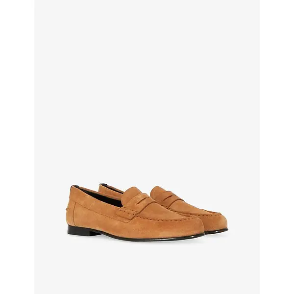 The Kooples Suede Penny Loafers