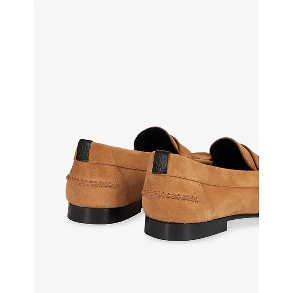 The Kooples Suede Penny Loafers