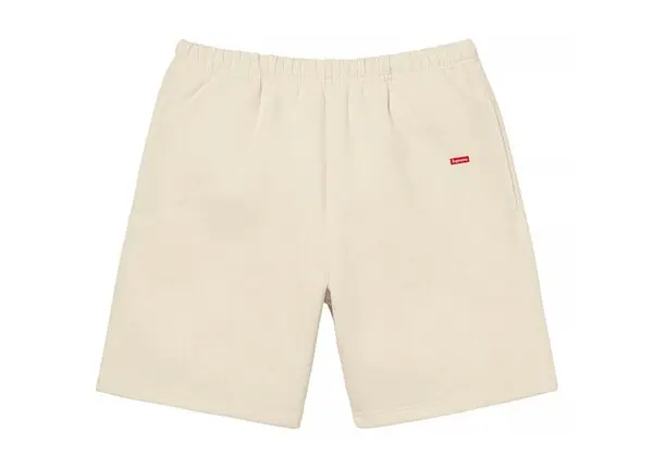 Supreme Small Box Sweatshort - Natural