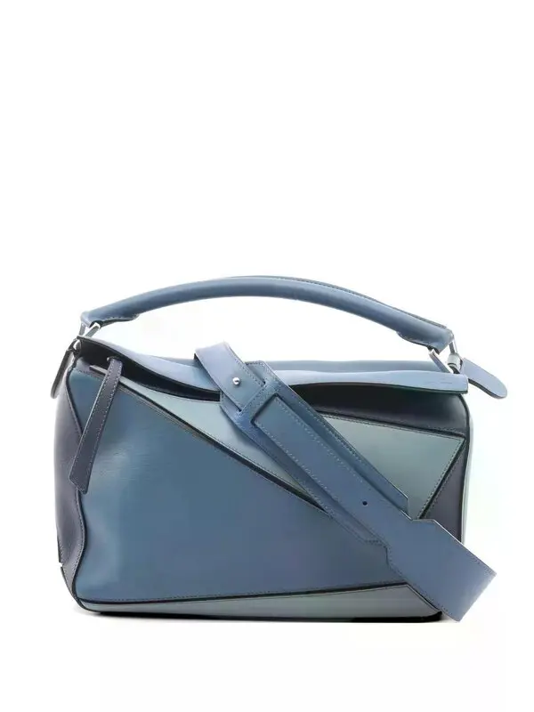 Loewe Medium Leather Handbag - Blue