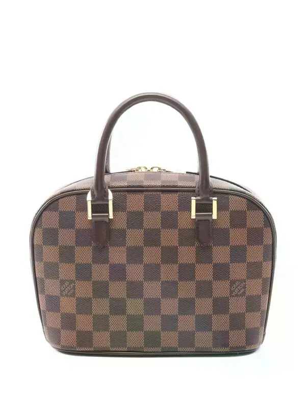 LOUIS VUITTON 2004 Damier Ebene Handbag - Brown