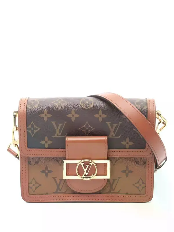 LOUIS VUITTON 2021 Monogram Leather Shoulder Bag - Brown