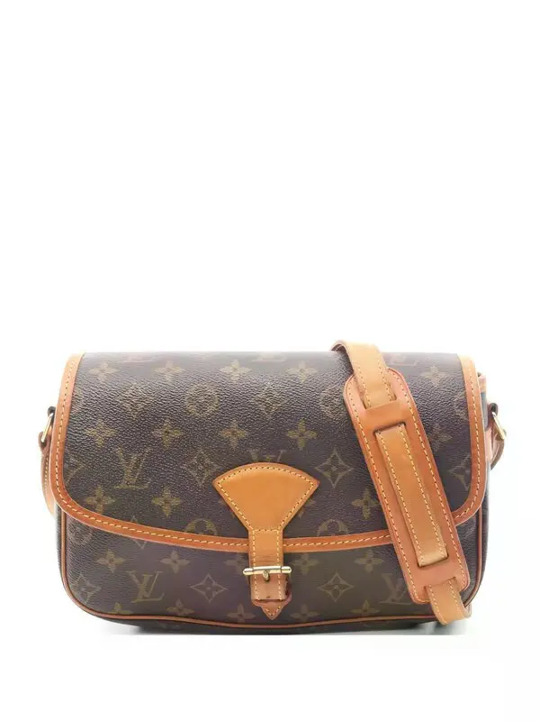 LOUIS VUITTON 1998 Sologne Monogram Cross-body Bag - Brown