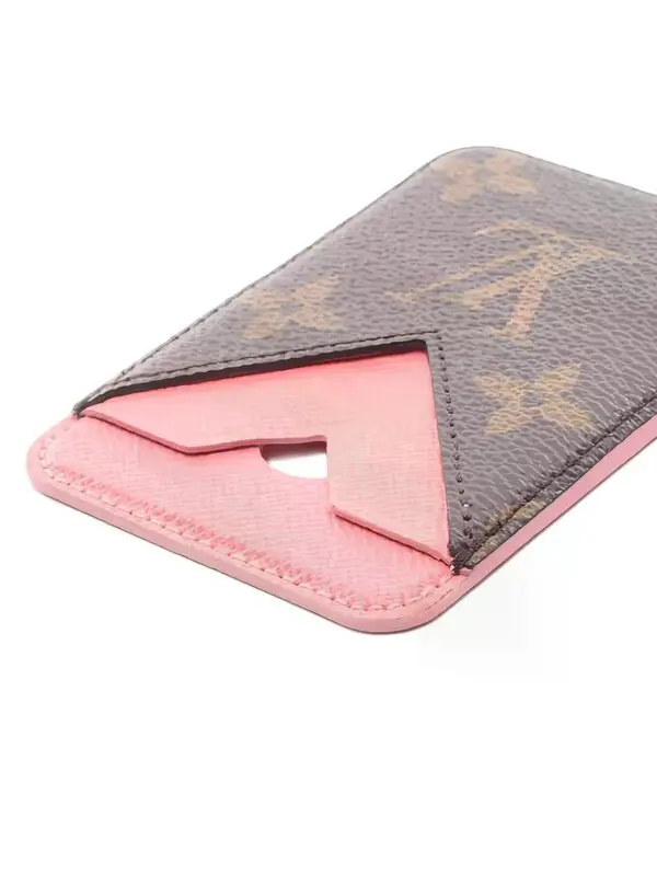 LOUIS VUITTON 2025 Monogram Canvas Magneted Card Case