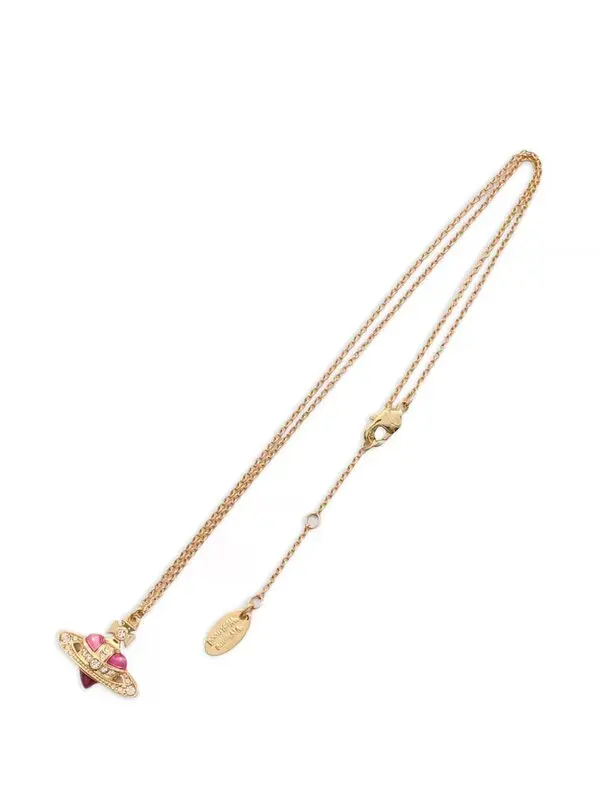 VIVIENNE WESTWOOD 2020s Diamante Heart Necklaces - Gold