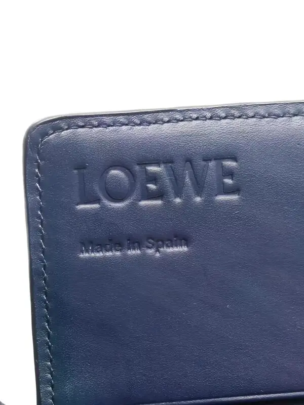 Loewe 2010s Linen Bi-fold Wallet
