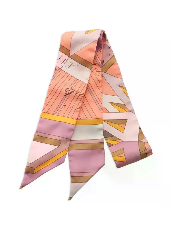 Hermès 2010s La Rose Des Vents Scarf - Orange
