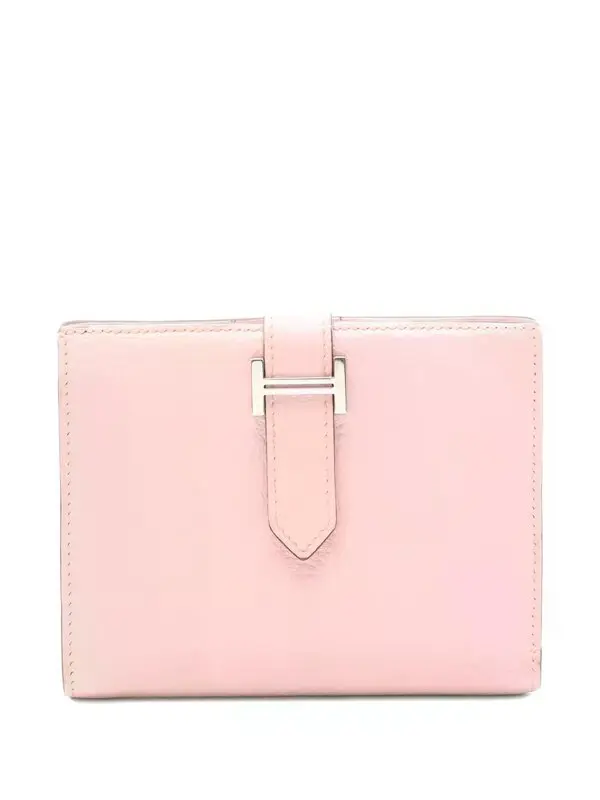 Hermès 2019 Bi-fold Leather Wallet - Pink