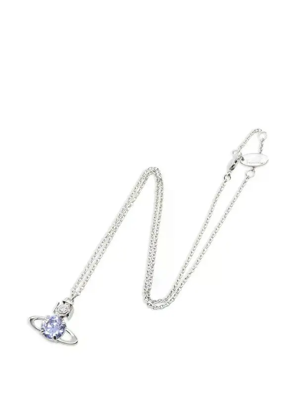 VIVIENNE WESTWOOD 20s Reina Orb-charm Necklace - Silver