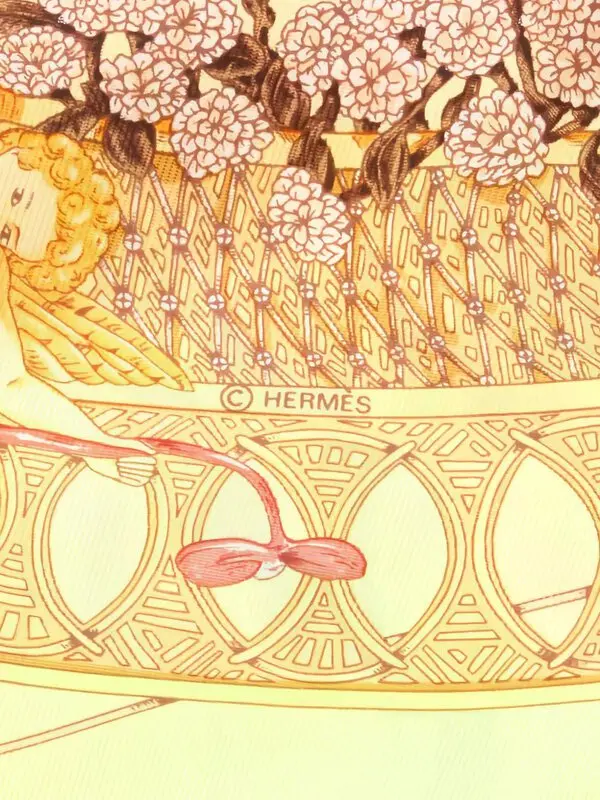 Hermès 2010s Carré 45 Amours Silk Scarf