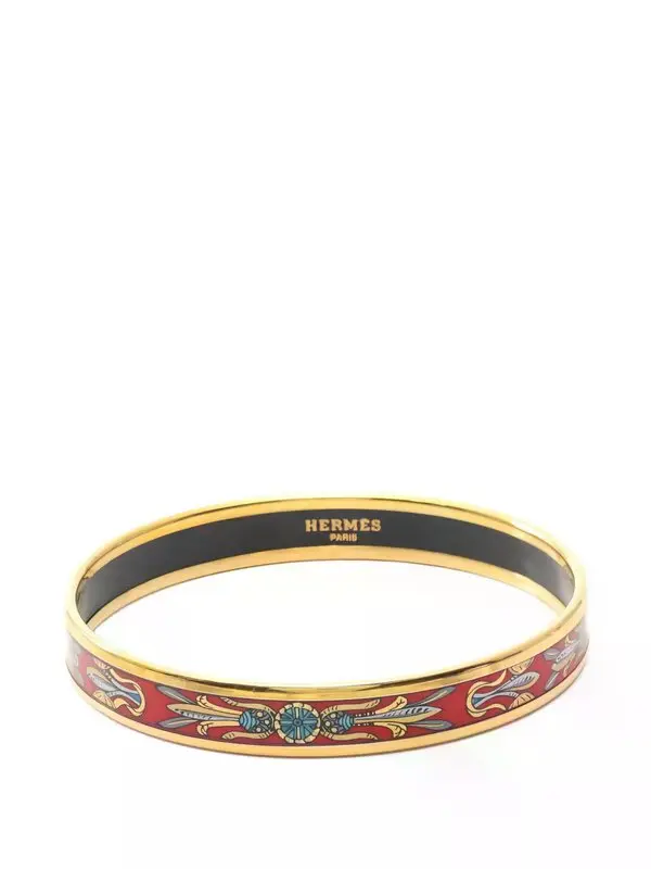 Hermès 2010s Enamel Bangle Bracelet