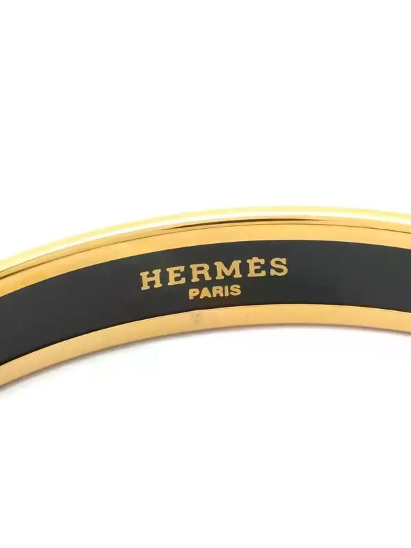 Hermès 2010s Enamel Bangle Bracelet