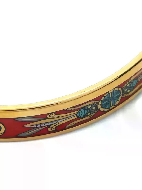 Hermès 2010s Enamel Bangle Bracelet
