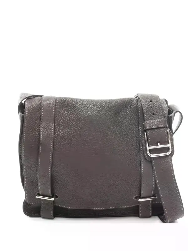 Hermès 2012 Leather Shoulder Bag - Grey