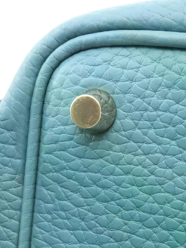 Hermès Pm Picotin Lock Grained-leather Tote Bag - Blue