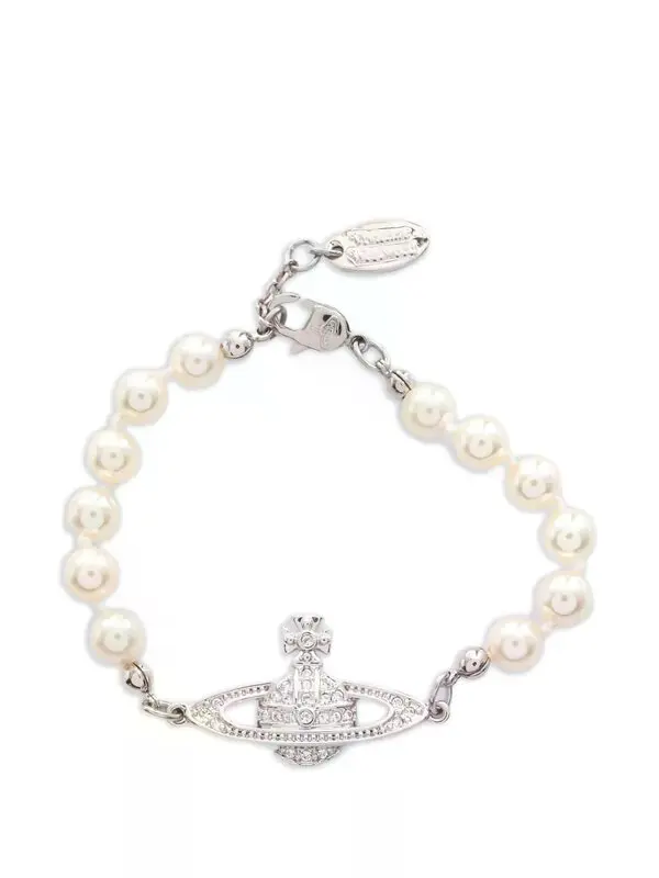 VIVIENNE WESTWOOD 20s Pearl Bracelet - Silver